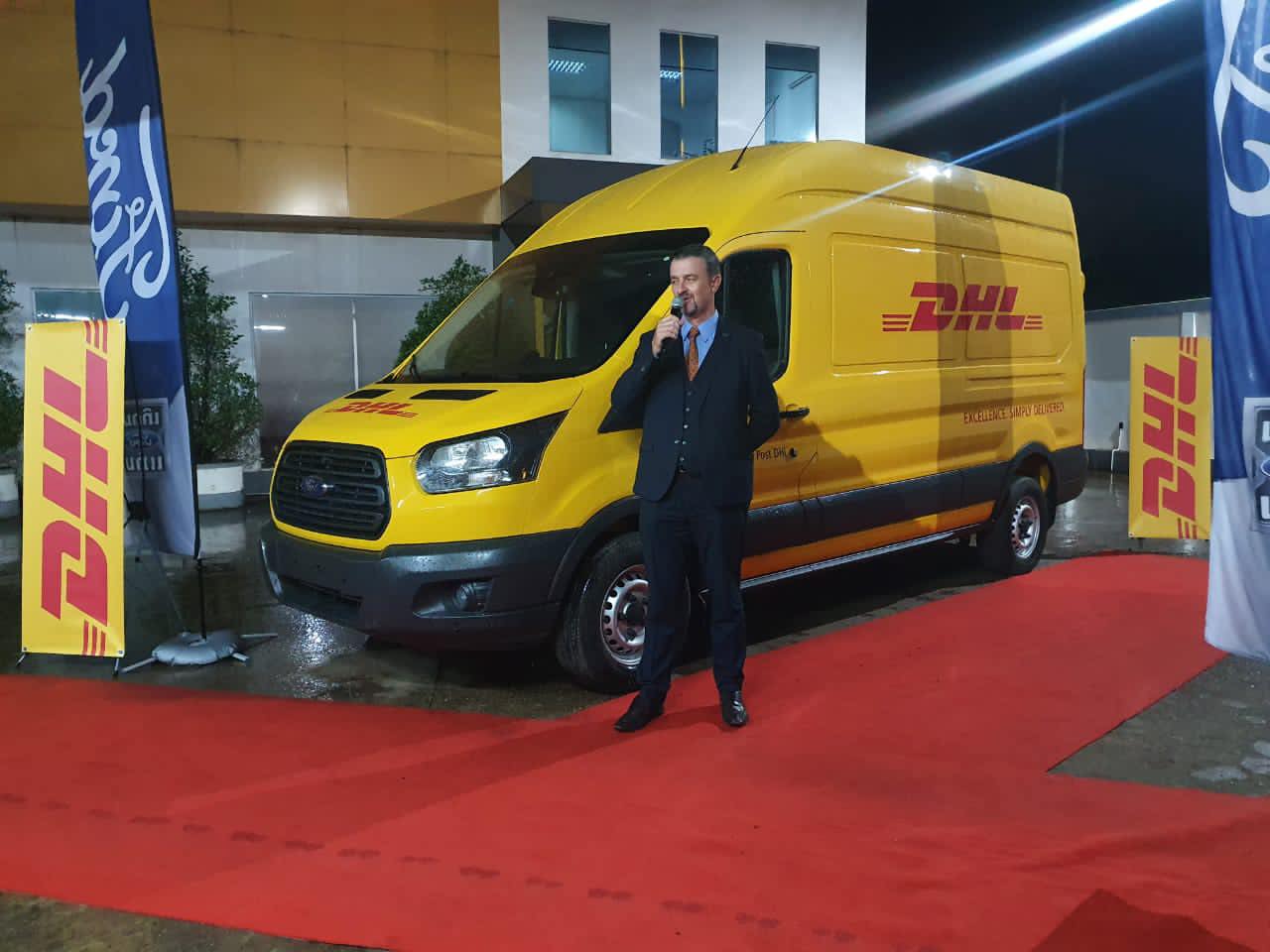Handover Ceremony For The Ford Transit Van at DHL | Lao Ford City®